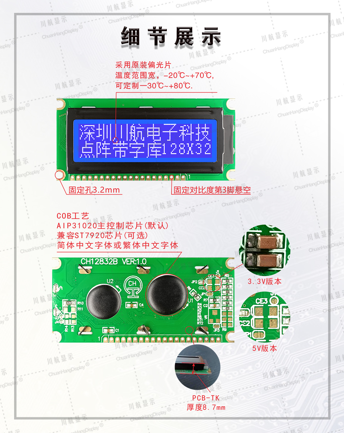 12832 液晶屏模块